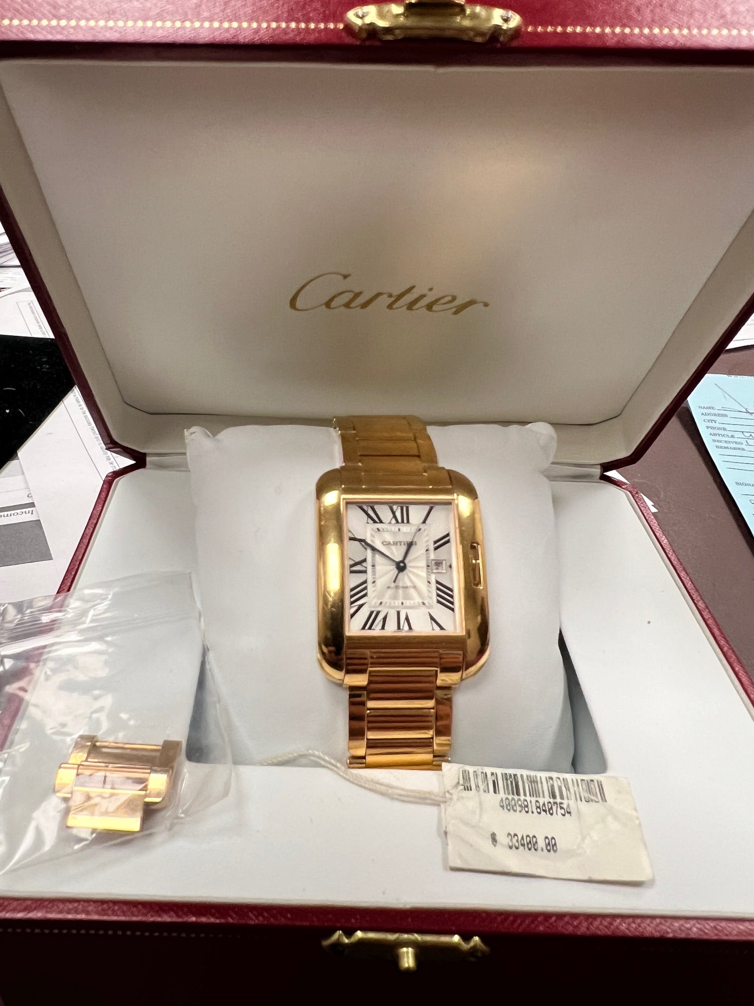 Pre Owned Cartier Tank Anglaise – Tivoli Jewelers